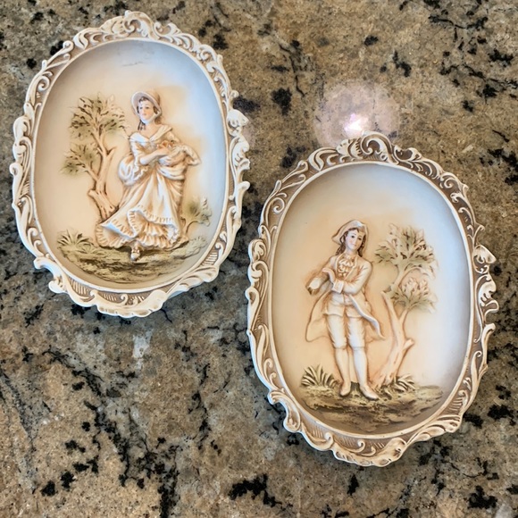 Lefton | Wall Decor | Vintage Lefton China Hand Painted Wall Plaque ...